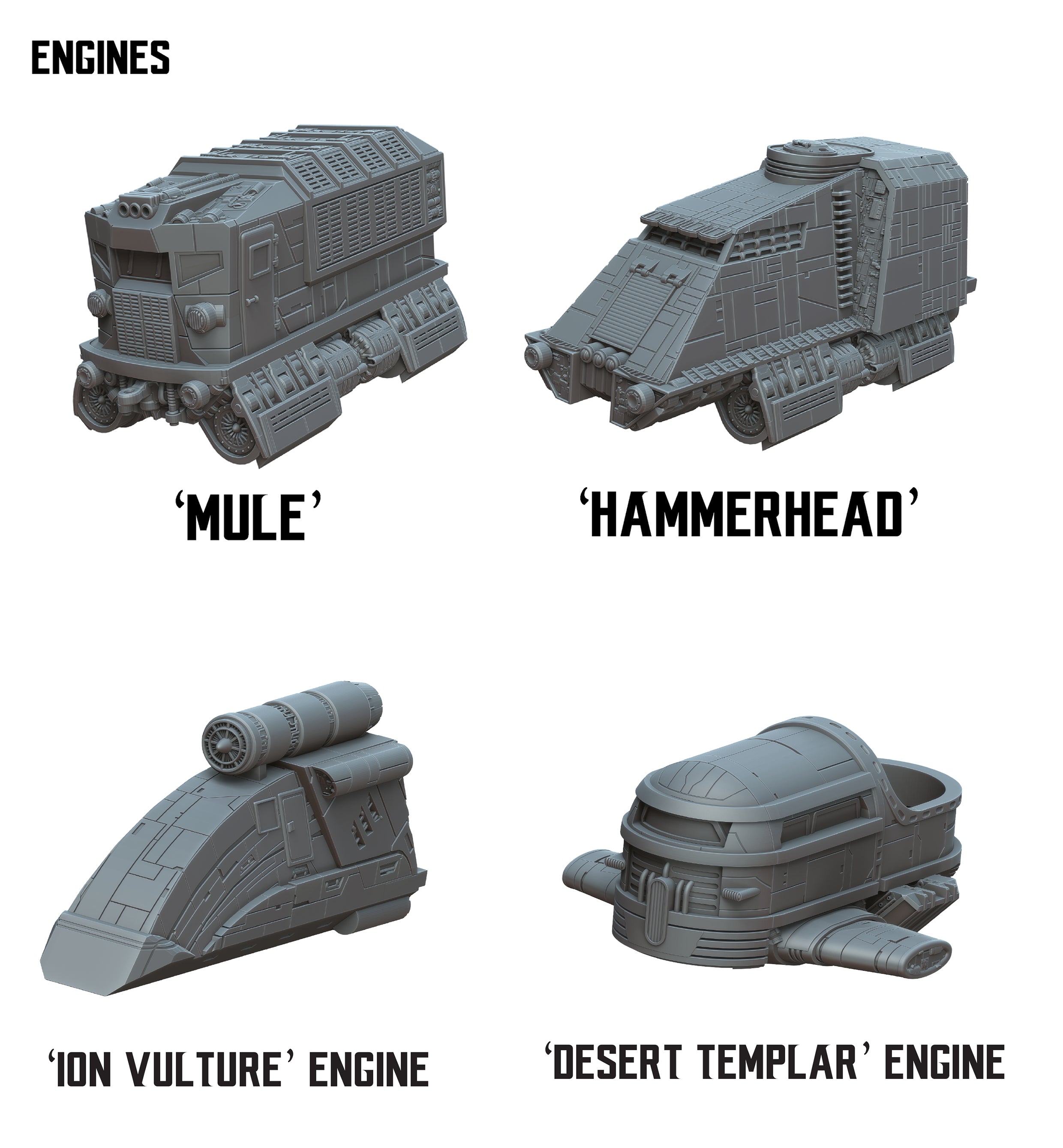 Repulsor Land Train – TabletopTerrainUK