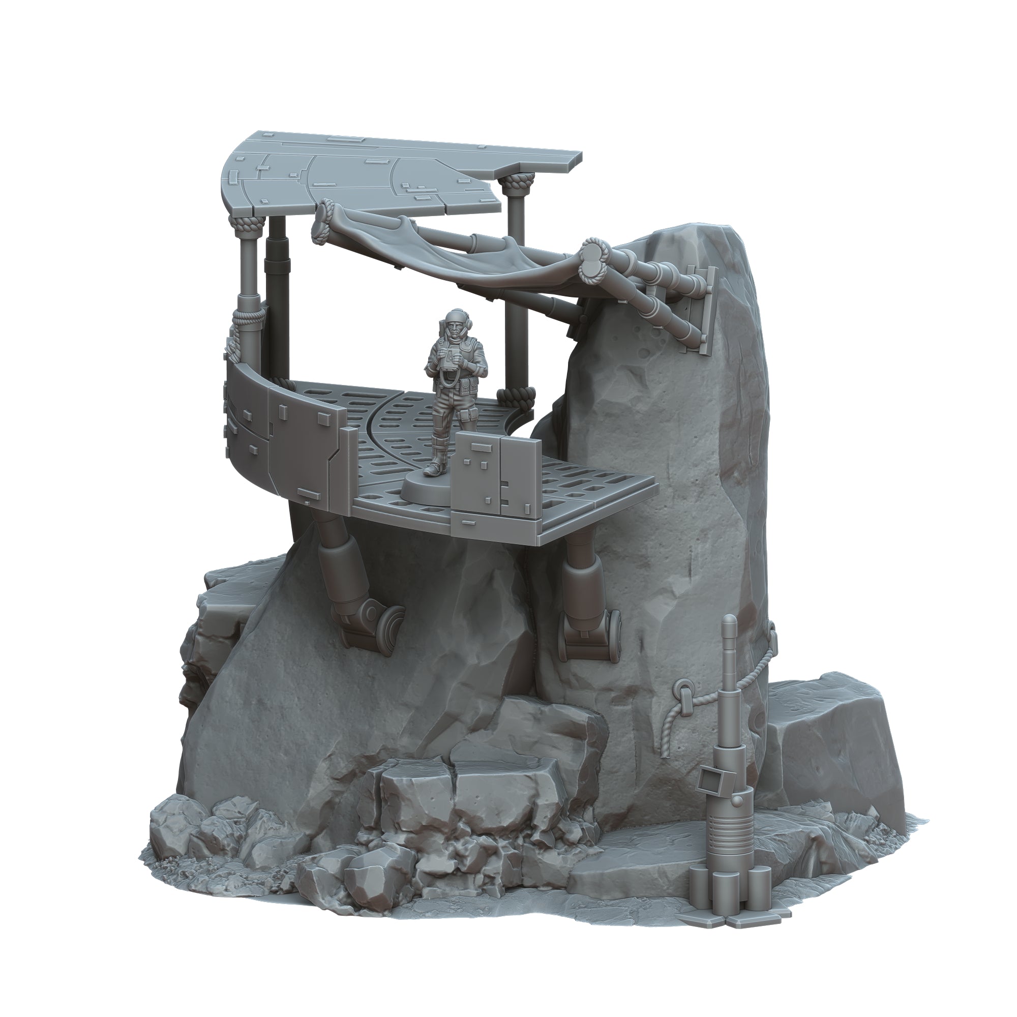 Perimeter Guard Post - A Distant Outpost – TabletopTerrainUK