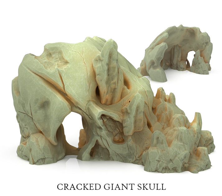 Cracked Giant Skull – TabletopTerrainUK
