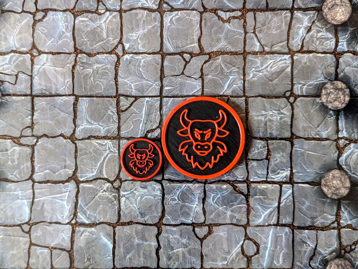 Minotaur Token – TabletopTerrainUK