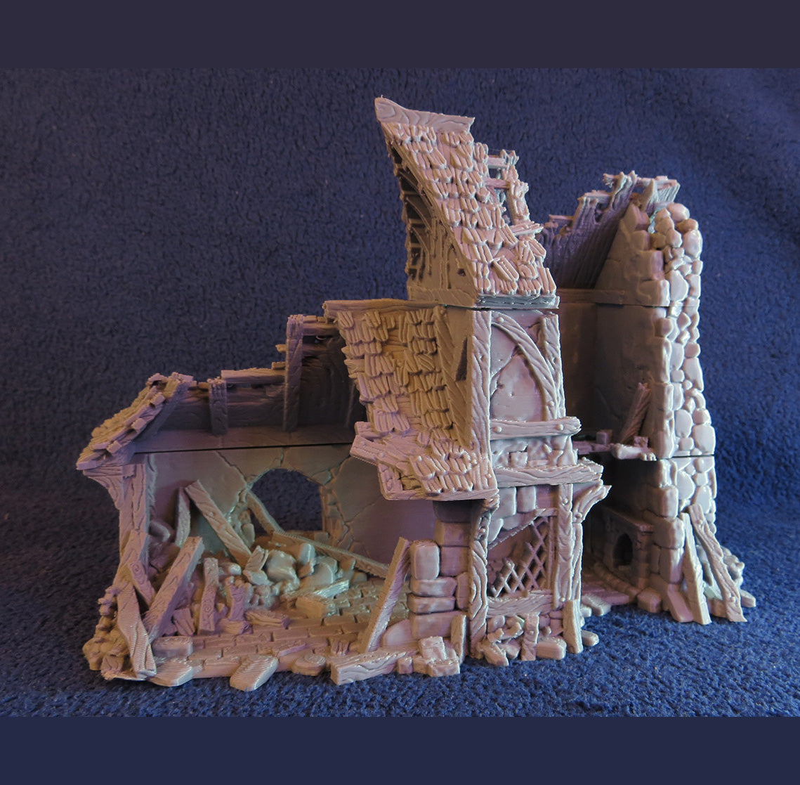 Ruined Small House - City of Tarok – TabletopTerrainUK